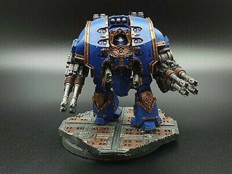 Ultramarine 30k 40k Leviathan Dreadnought With Storm Cannon | Etsy