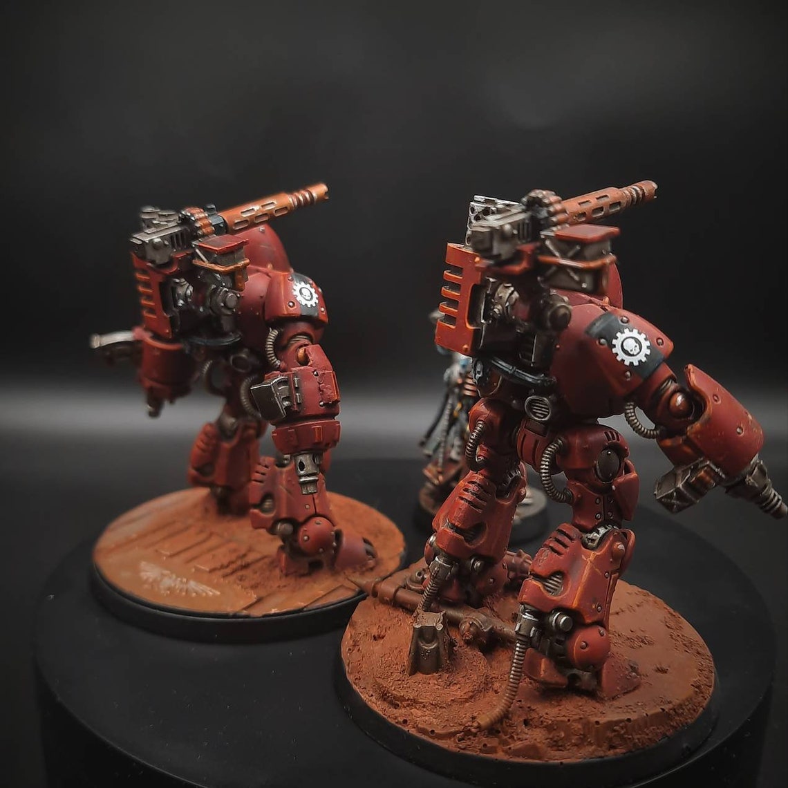 Adeptus Mechanicus Kastelan Robots Warhammer 40k Painted | Etsy