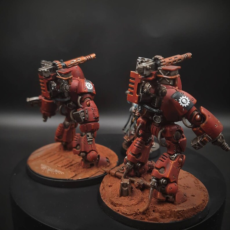 Adeptus Mechanicus Kastelan Robots Warhammer 40k Painted - Etsy