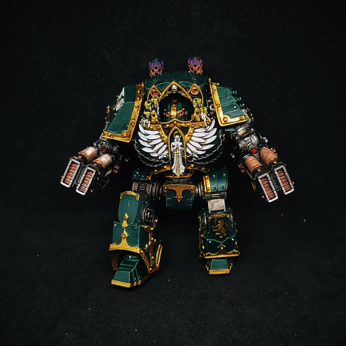 Dark Angels Contemptor Dreadnought 30k 40k Painted | Etsy UK
