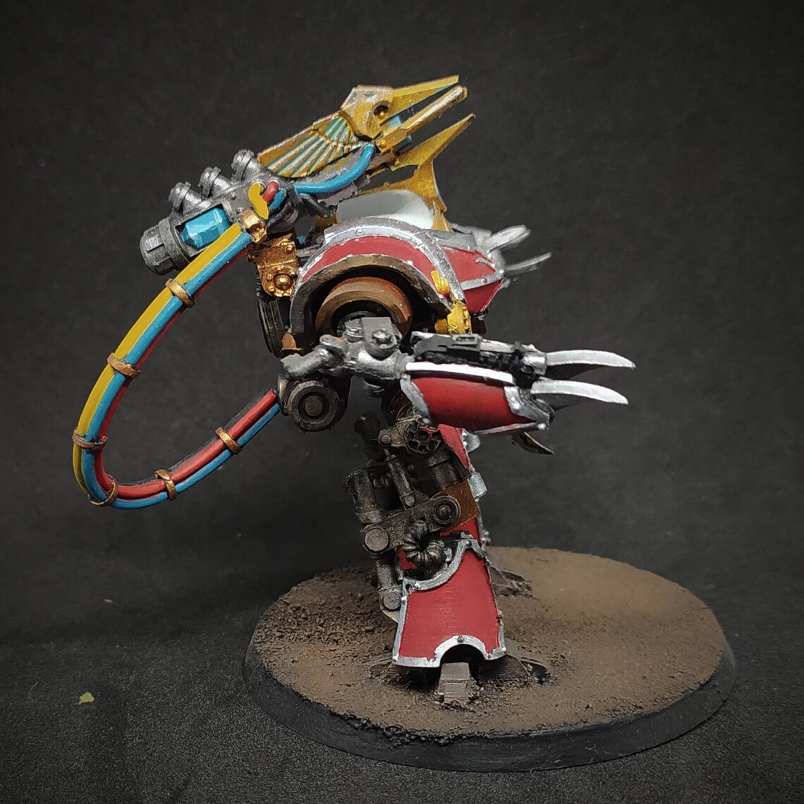 Castellax-achea Battle-automata With Ether-flame Cannon | Etsy