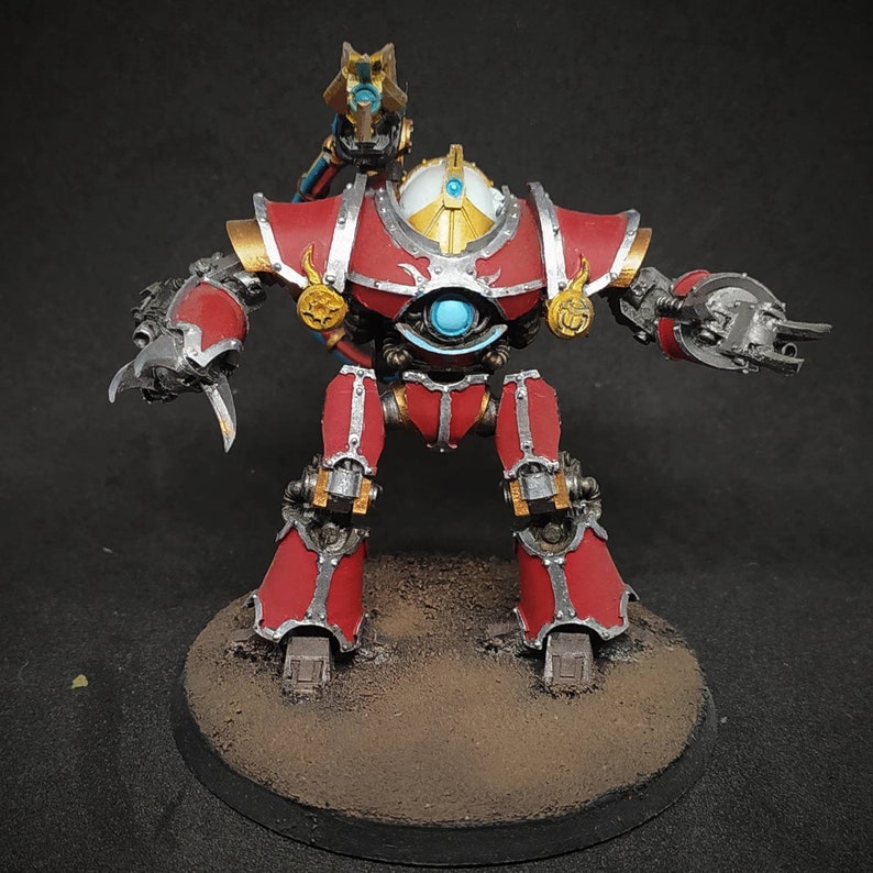 Castellax-achea Battle-automata With Ether-flame Cannon | Etsy