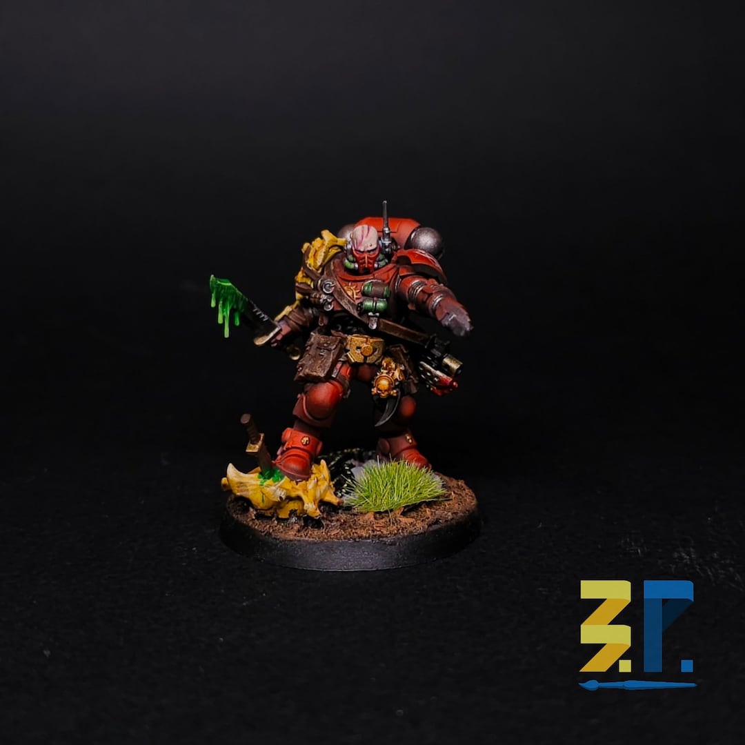 Leviathan Space Marine Lieutenant in Phobos Armor Painted Commission - Etsy