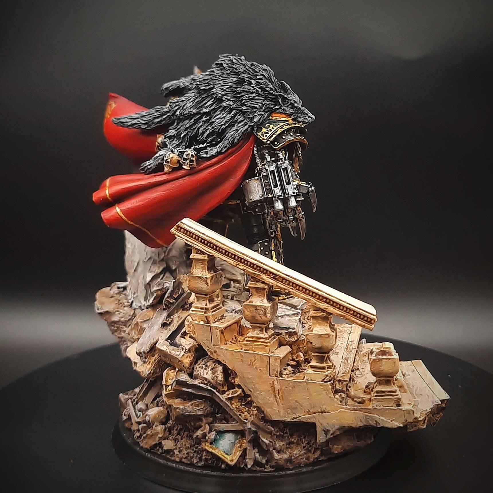 Horus the Warmaster Primarch of the Sons of Horus painted | Etsy