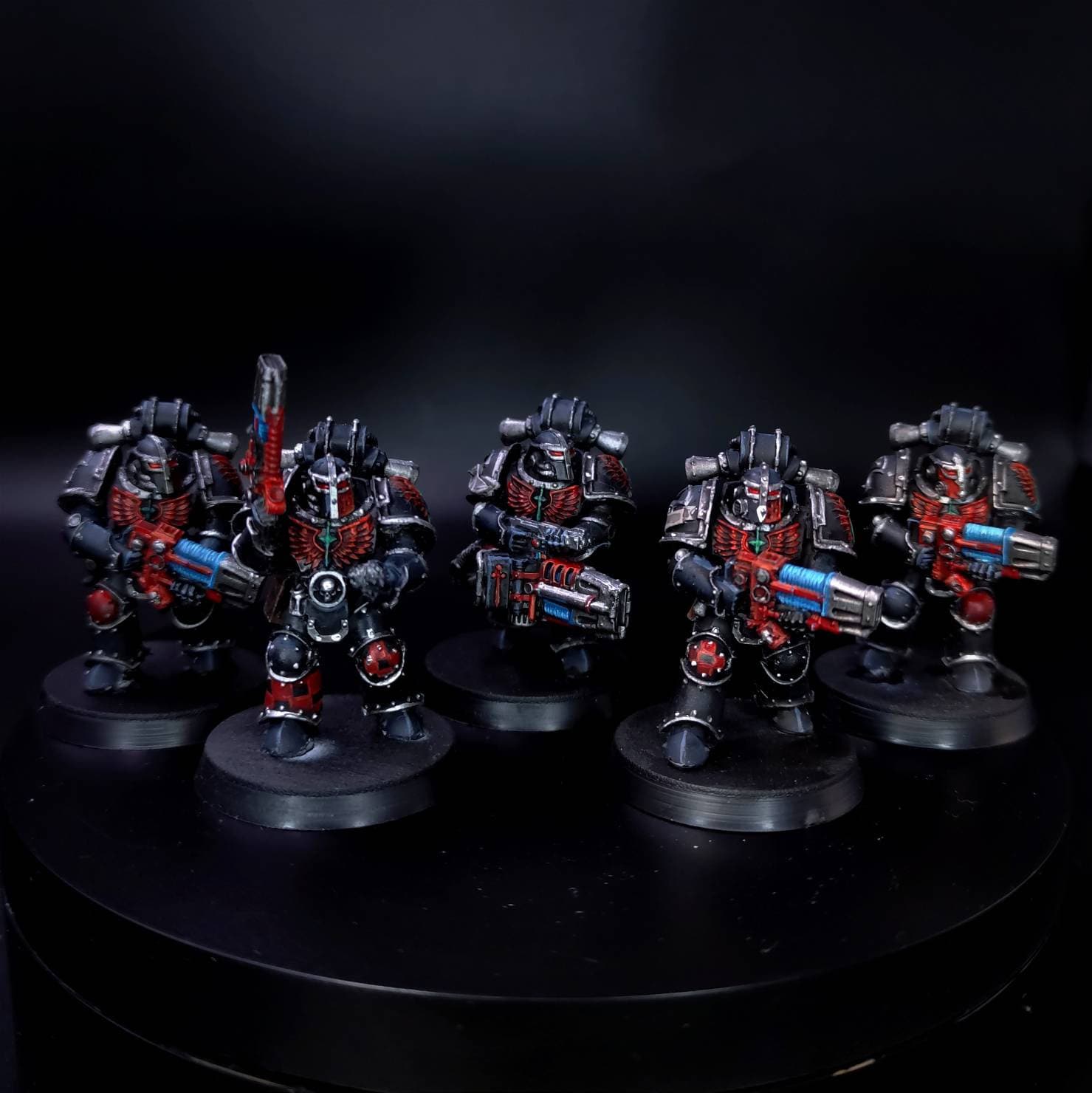 Dark Angels Legion Interemptor Squad Painted 5 Models - Etsy Canada