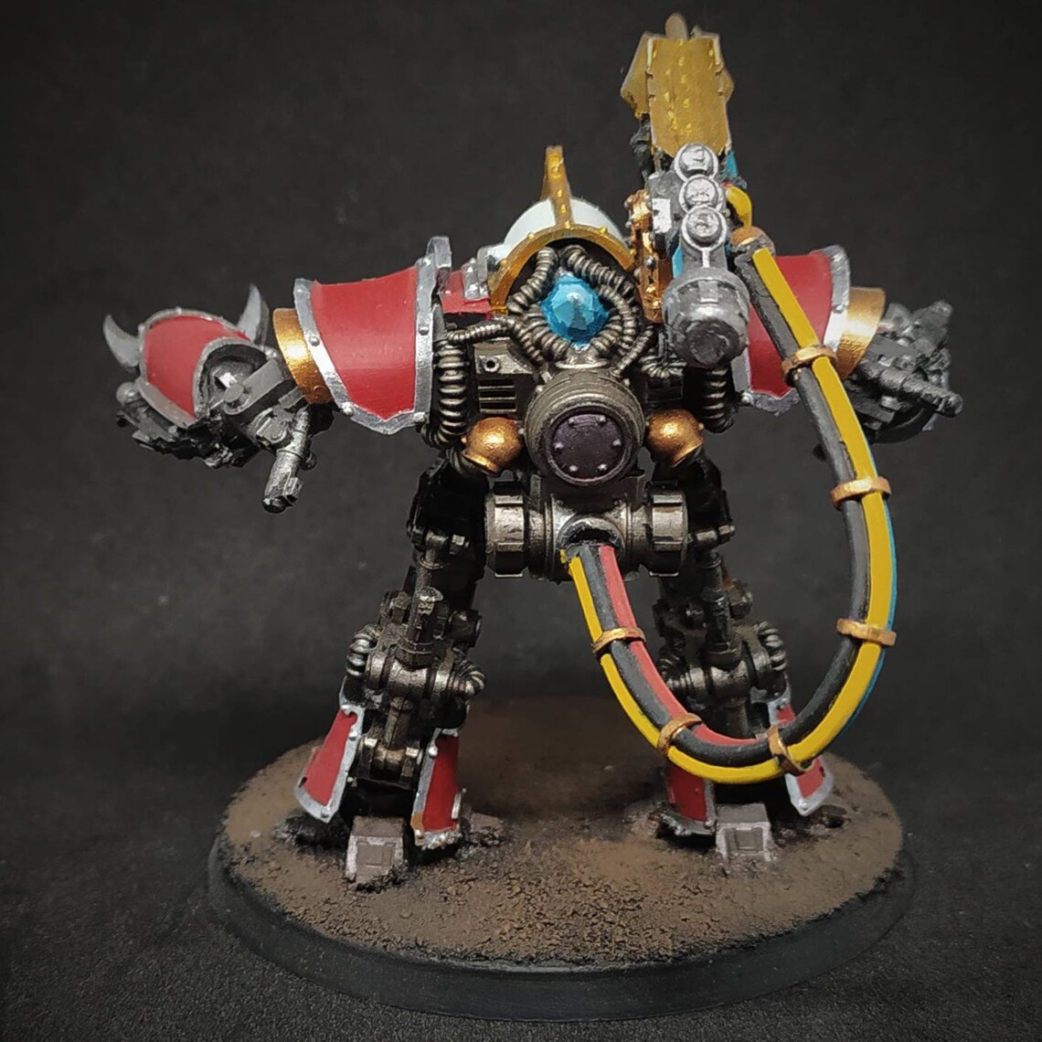 Castellax-achea Battle-automata With Ether-flame Cannon | Etsy