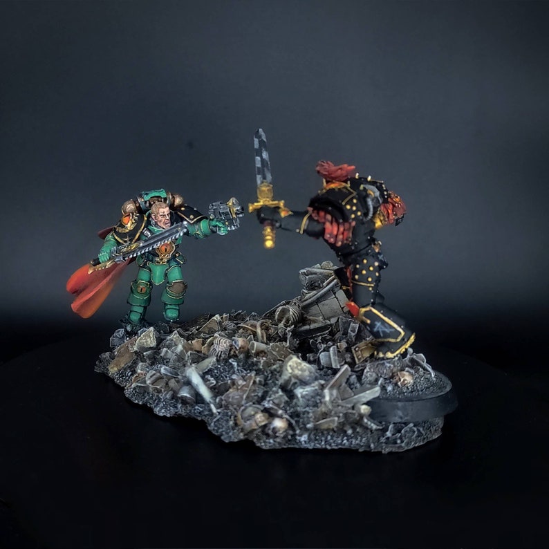 Sons of Horus Abaddon and Loken Commission Painted - Etsy