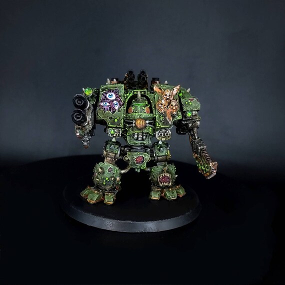 Death Guard Dreadnought Mk IV Painted - Etsy Singapore