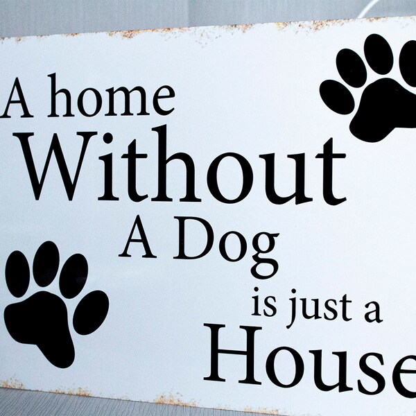 A Home Without a Dog - Etsy