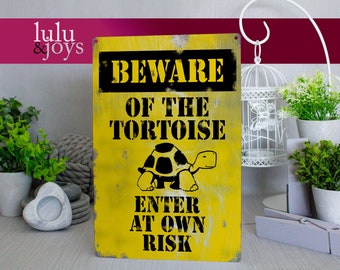 Metal Tortoise Sign - Etsy