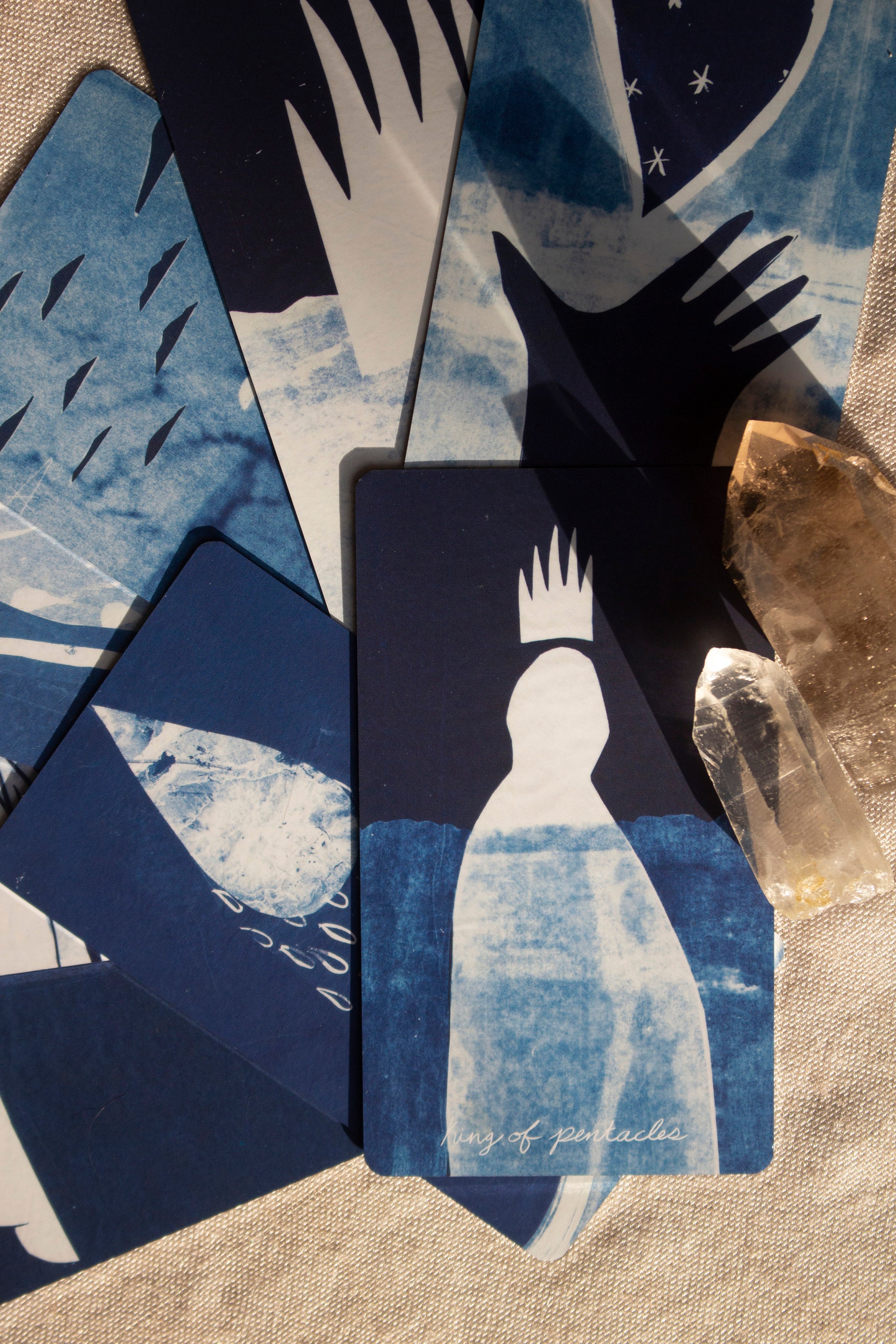 Blue Earth Tarot Deck: Cyanotype Collage Tarot Cards. Nature - Etsy Canada