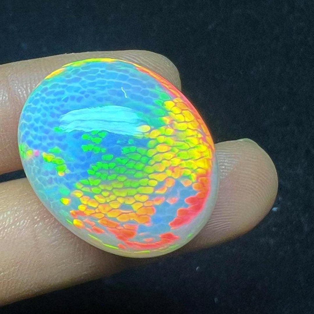 HIGH Quality Honeycomb Ethiopian Opal Oval Shape Smooth Polish Loose ...