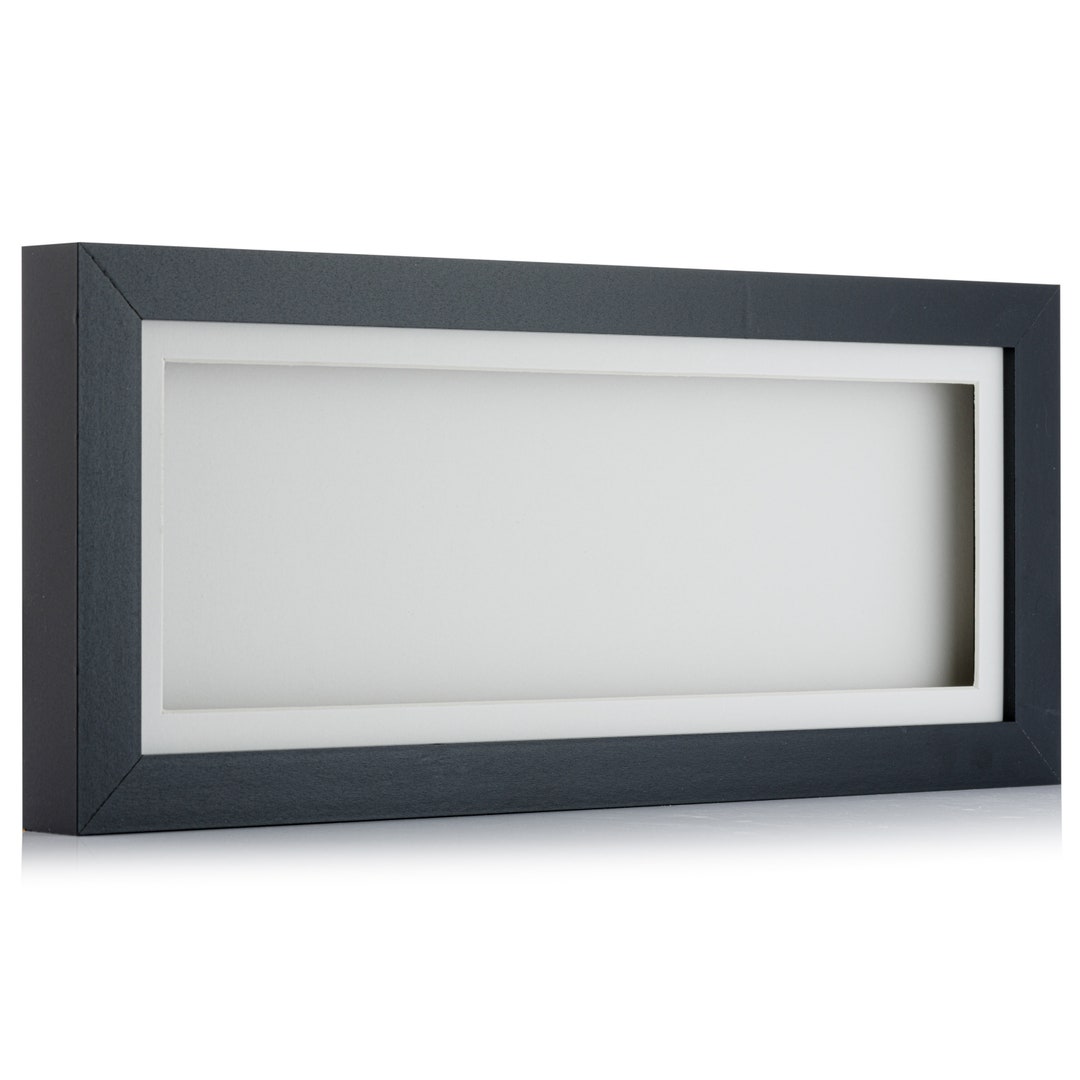 3D 1" Cube Range PANORAMIC Deep Box Shadow Frames Memory Box Display ...