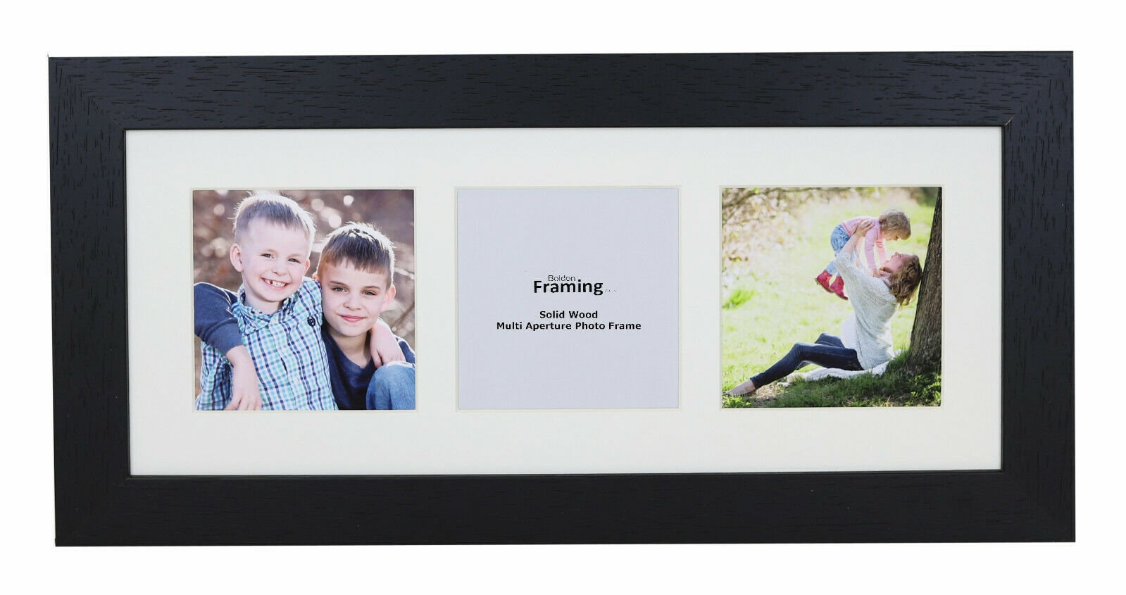 REAL WOOD Square Multi Aperture Photo Picture Frame Instagram - Etsy UK