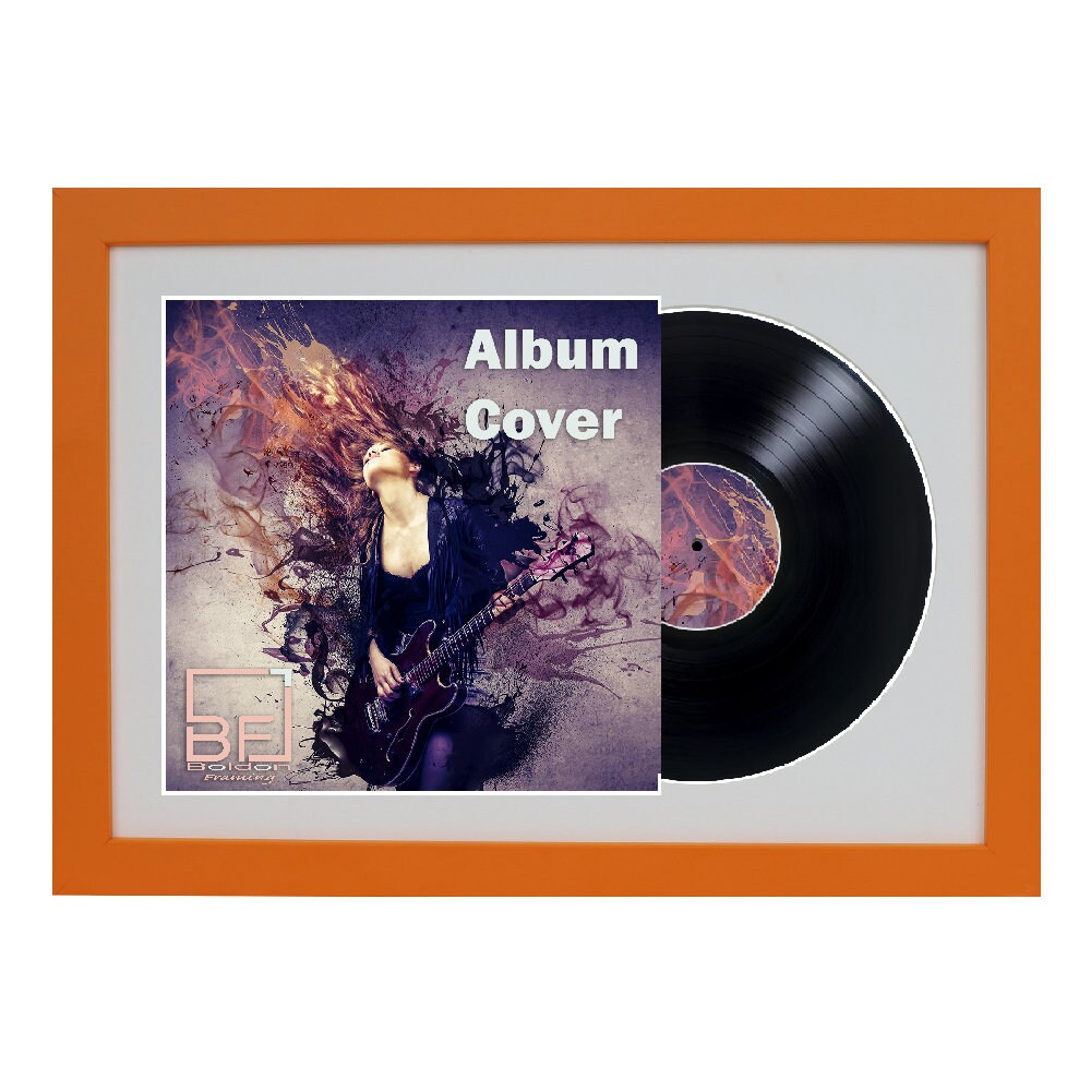 12 Vinyl LP Record and Album Cover Frame With White - Etsy UK