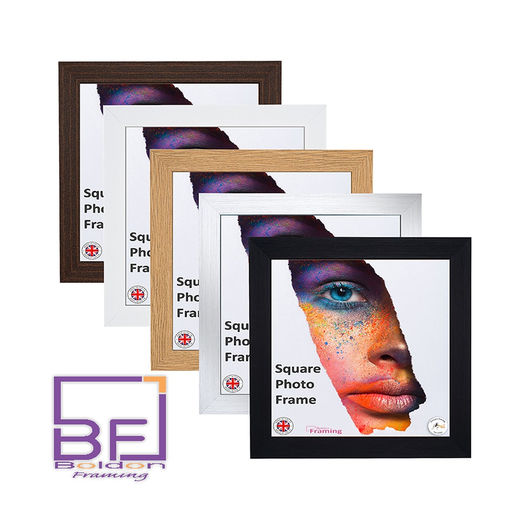 SQUARE Modern Brushed Effect, Poster & Photo Frames, PICTURE FRAMES ...