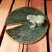 Lily Pad With Green Frog/big - Etsy