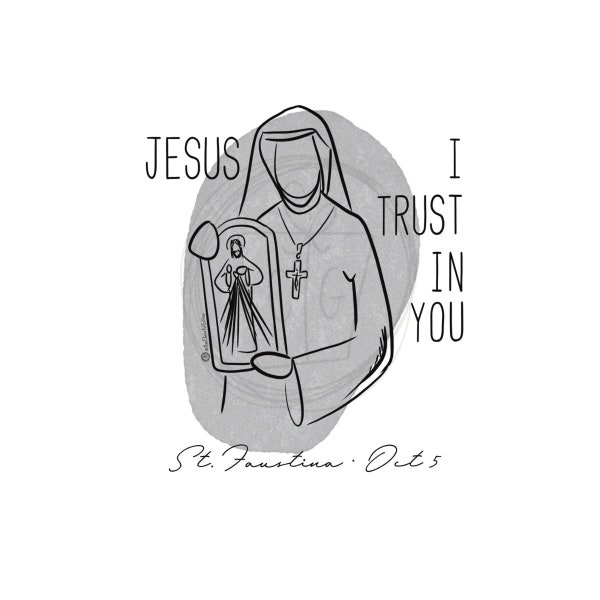 St Faustina Art - Etsy