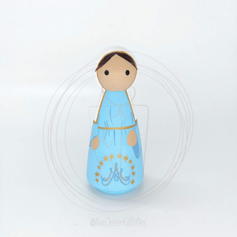 Mini Peg Figurines - Etsy