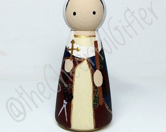 St Philip the Apostle Toy Catholic Wooden Saint Doll Made to Order - Etsy