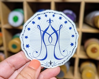 Auspice Maria Vinyl Sticker - Etsy