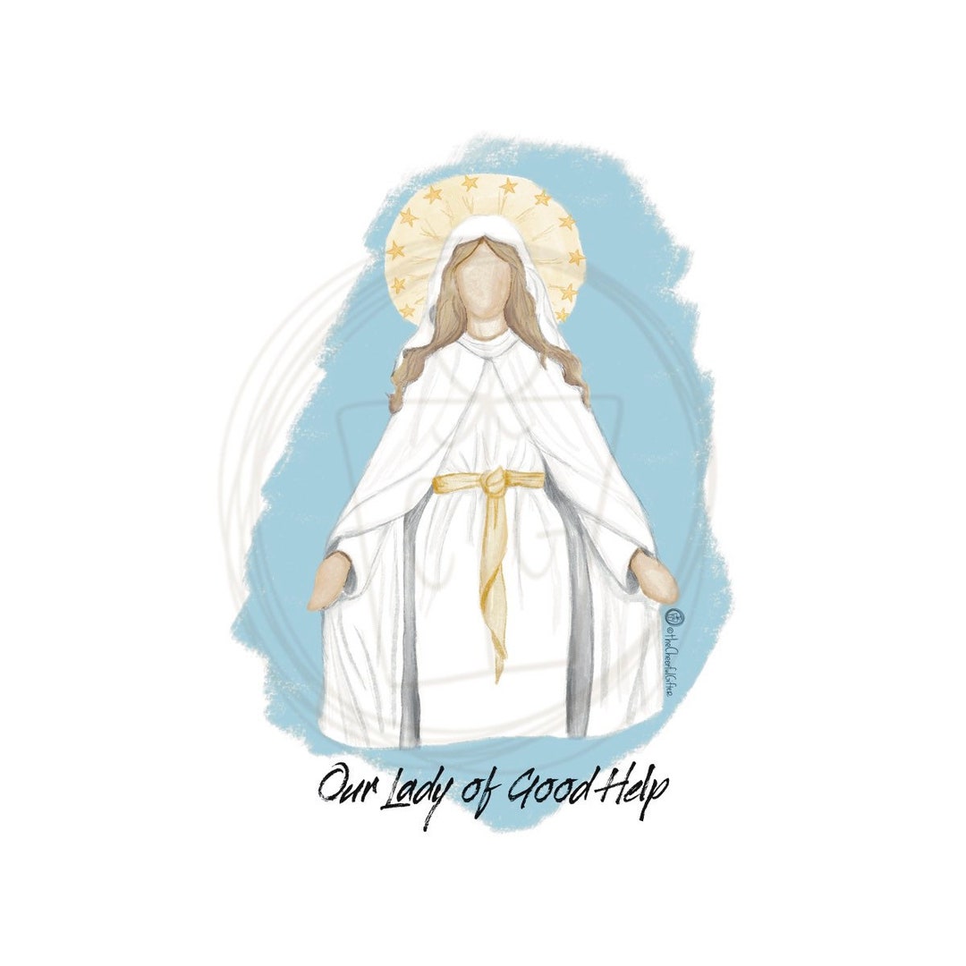 Our Lady of Champion/ Our Lady of Good Help Art / Marian Art - Etsy