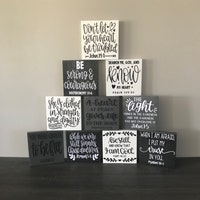 Scripture Signs - Etsy