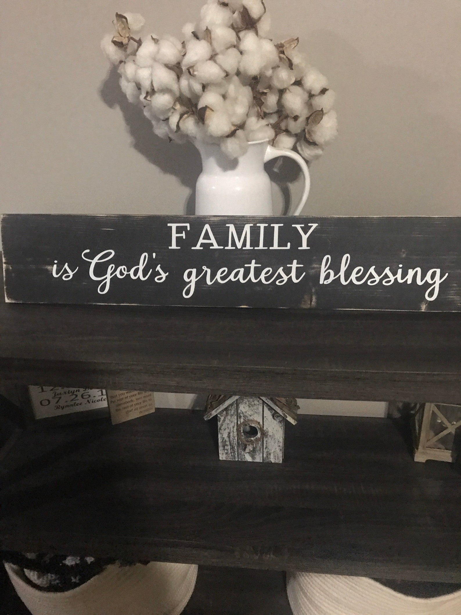Family is Gods Greatest Blessing Sign Family Sign Religious - Etsy