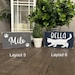 Cat Name Sign, Personalized Cat Sign, Custom Sign, 6x3.5 Sign, Choose ...