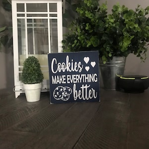 Small Kitchen Signs, Farmhouse Kitchen, Gray, Black, White, Distressed ...