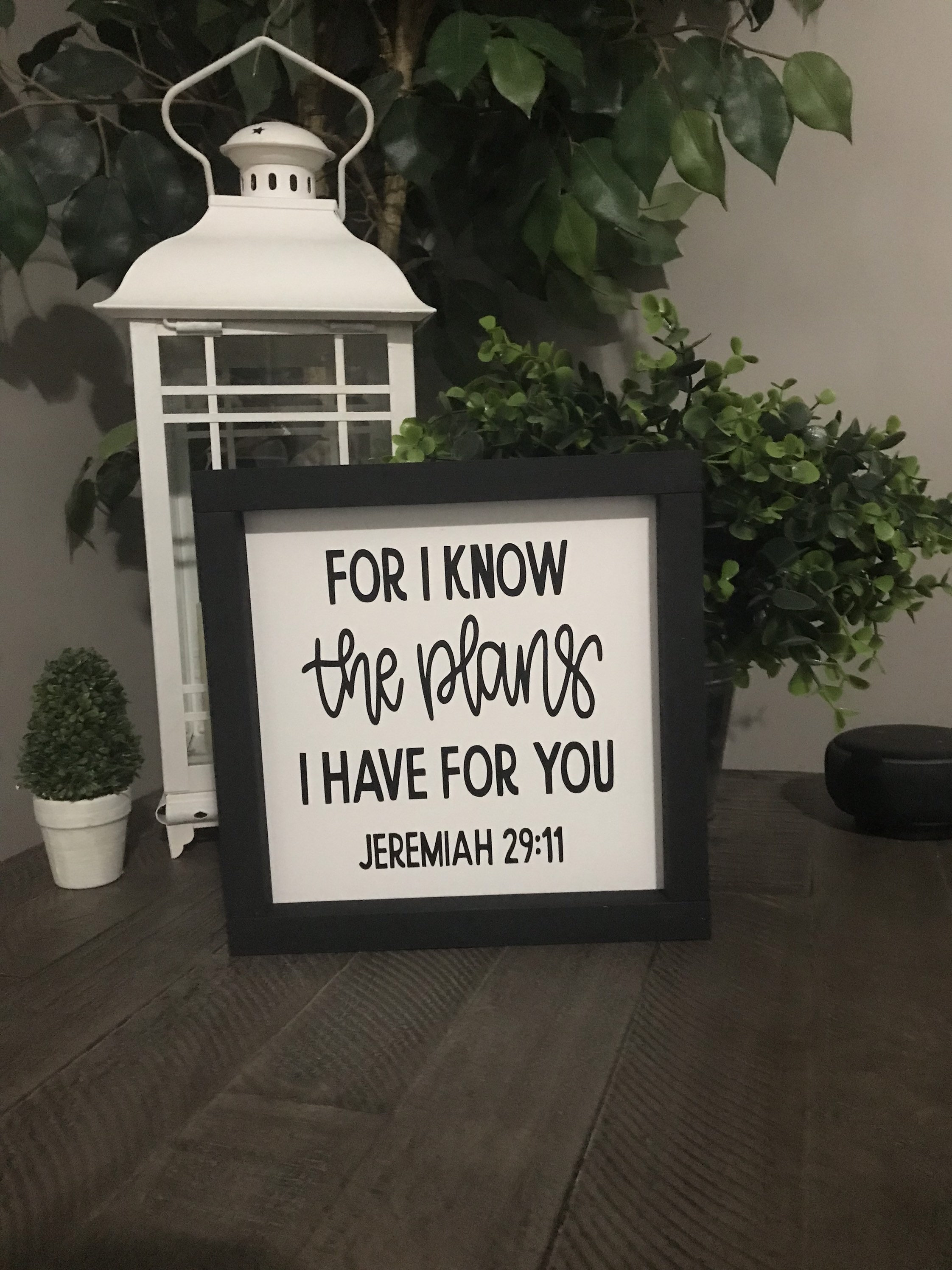 I Know the Plans Have for You, Wood Sign, Jeremiah 29:11, Scripture ...