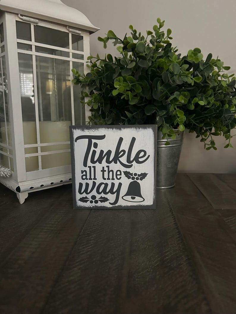 Funny Christmas Bathroom Wood Sign, Holiday Restroom Decor - Etsy