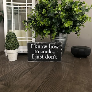 Small Kitchen Sign, Funny Kitchen Plaque, Kitchen Shelf Decor ...