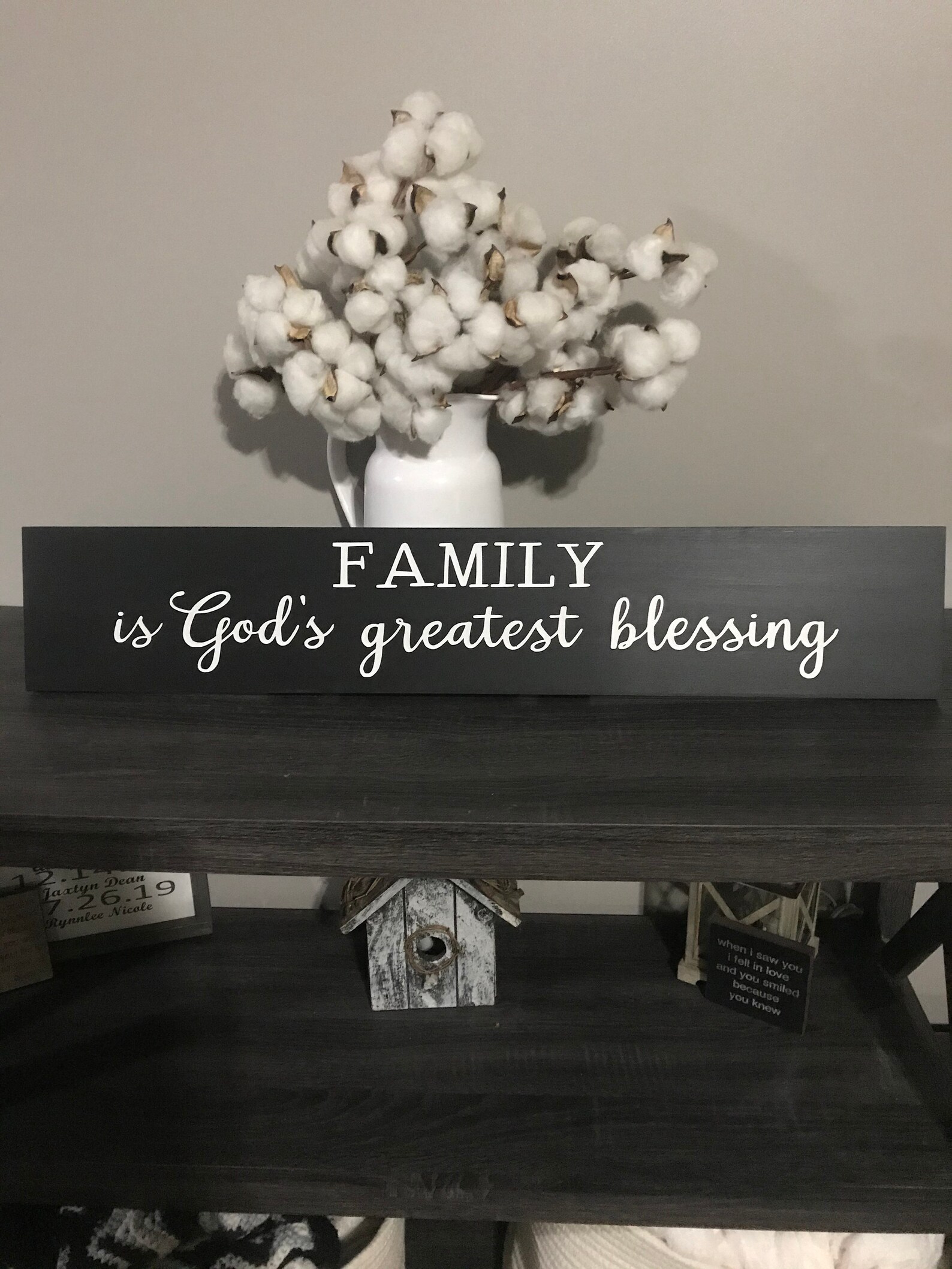 Family is God’s Greatest Blessing Sign, Family Sign, Religious Wall ...