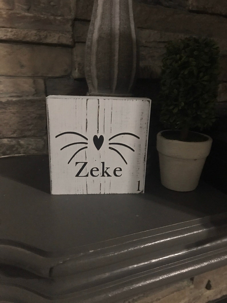 Personalized Cat Sign Cat Name Cat Sign Cat Wall Decor Cat | Etsy