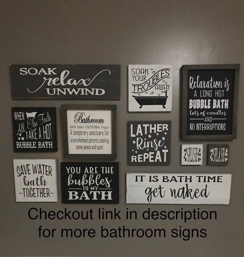 Funny Bathroom Sign, Beards/mullets, Restroom Humor, Framed 9x9 - Etsy