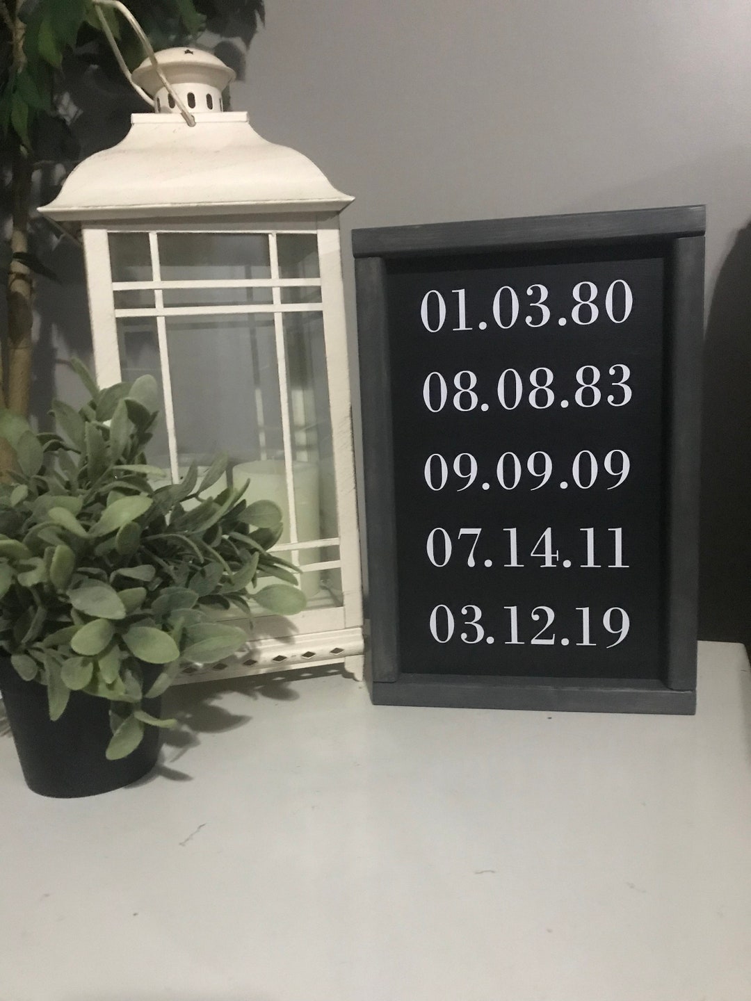 Birth Date Sign, Important Dates, Family Dates, Birthday, Custom Date ...