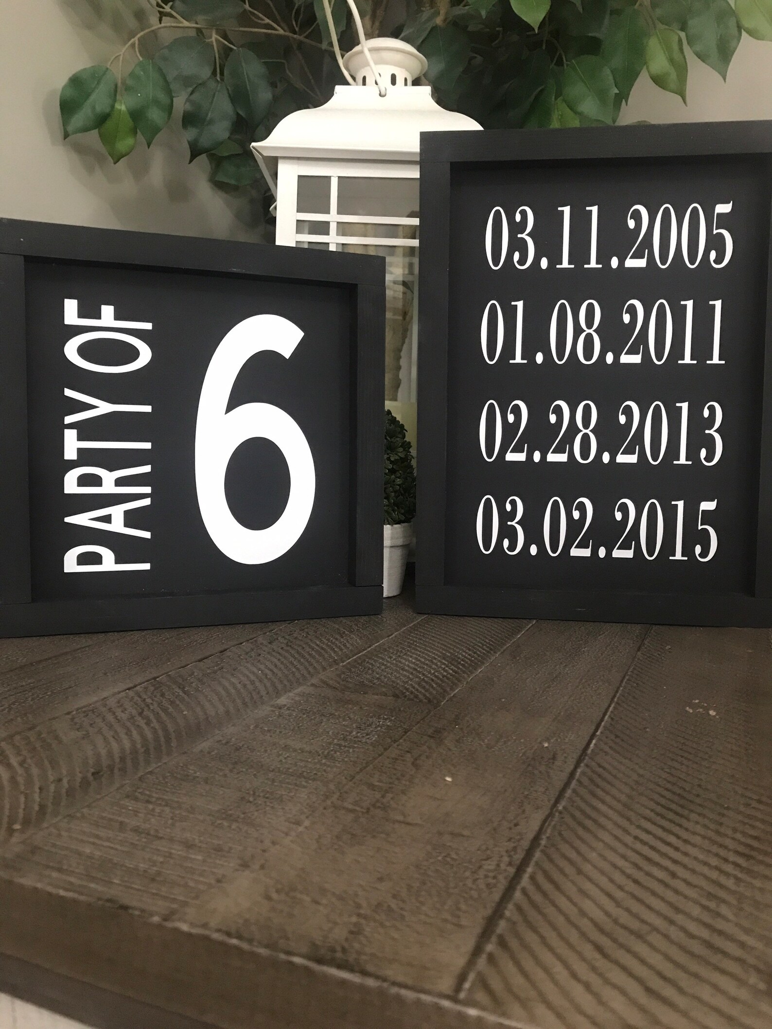 Important Dates Sign Birthday Sign Anniversary Sign Wood - Etsy