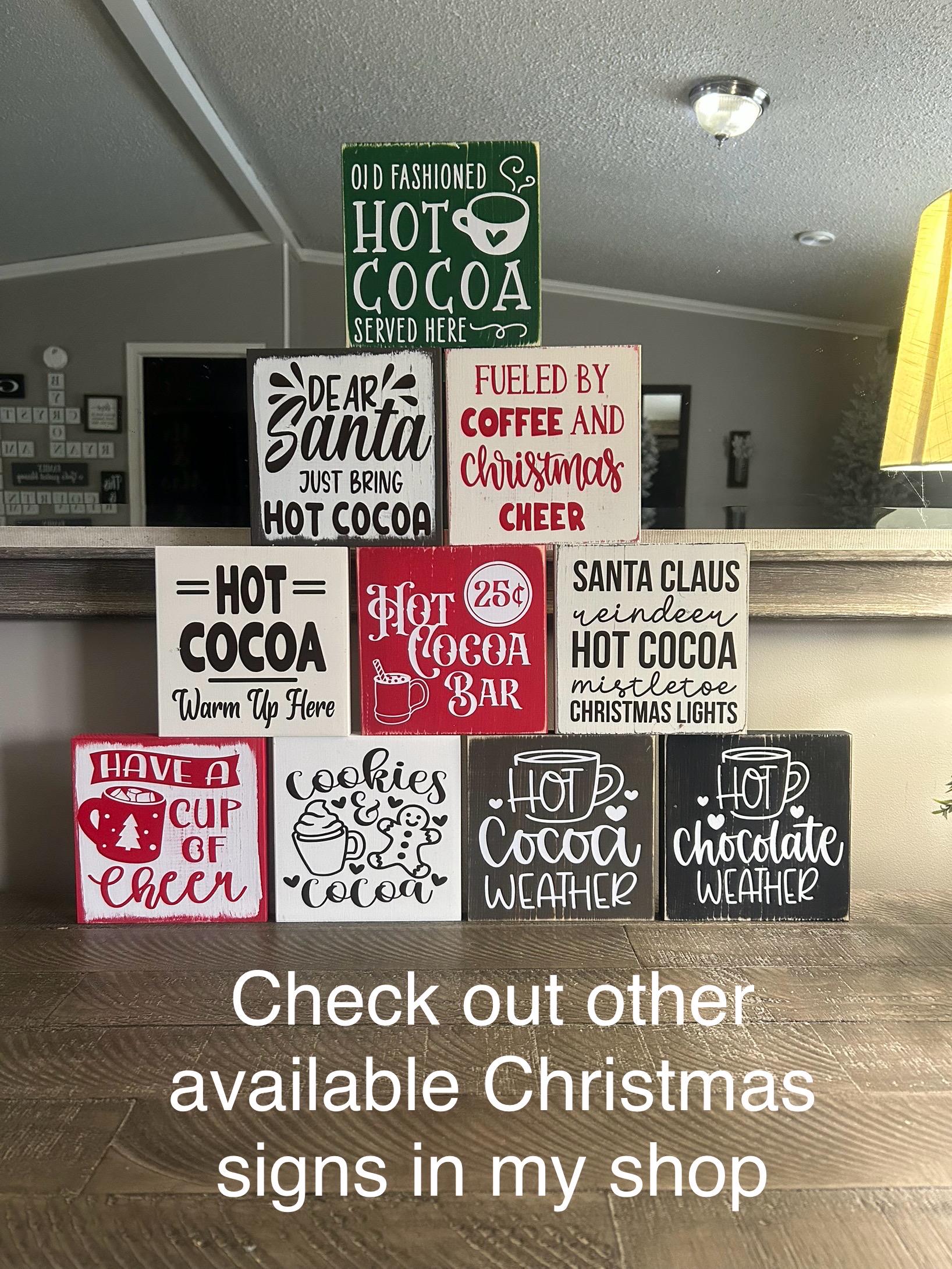 Funny Christmas Bathroom Wood Sign, Holiday Restroom Decor - Etsy