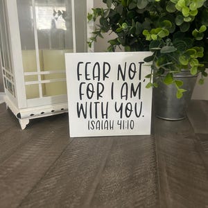 Small Bible Verse Signs, Wood Scripture Signs, Religious Plaques ...