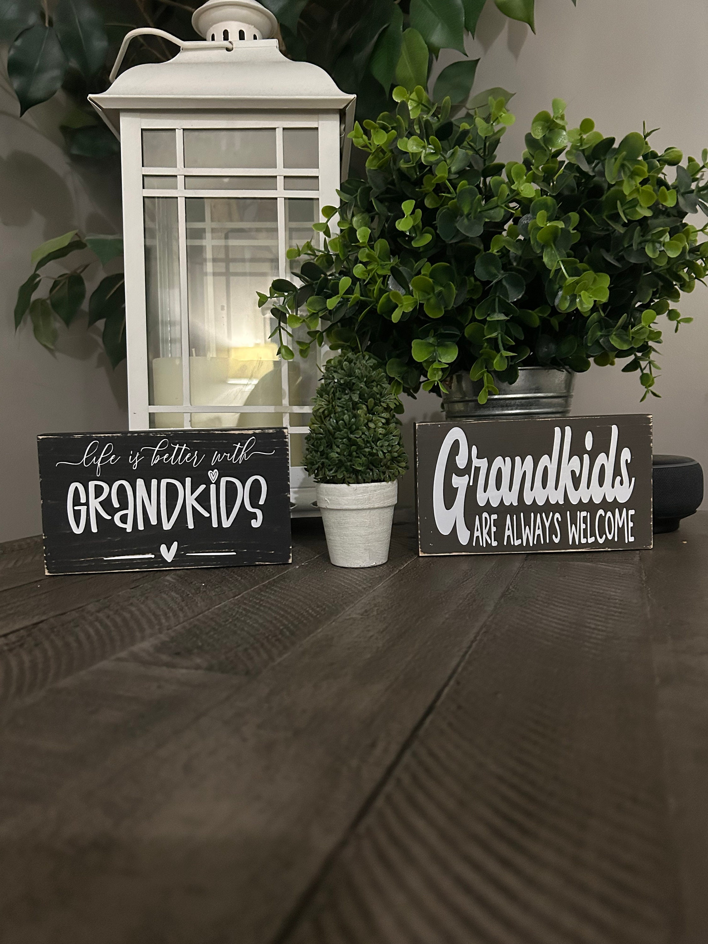 Grandparent Signs About Grandchildren, Grandkids Sign, Grandparents ...