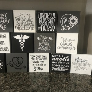 Nurse Sign, Health Care Worker Sign, Medical Assistant, Registered ...