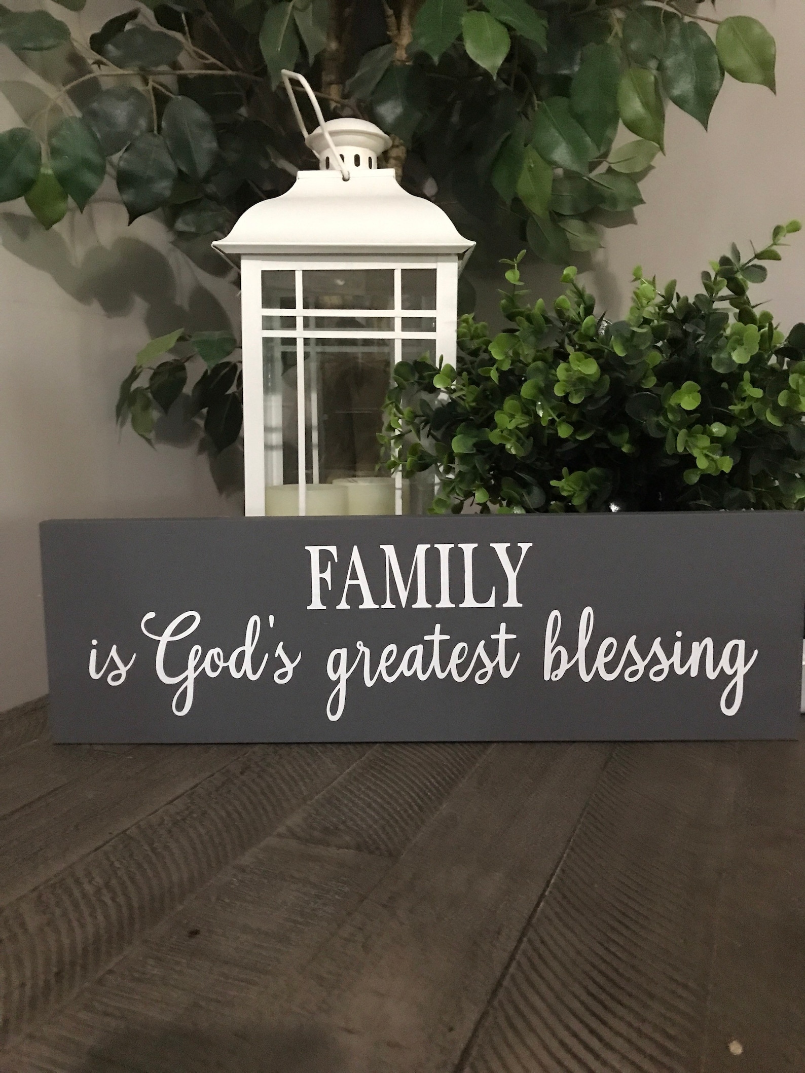 Family is God’s Greatest Blessing Sign, Family Sign, Religious Wall ...