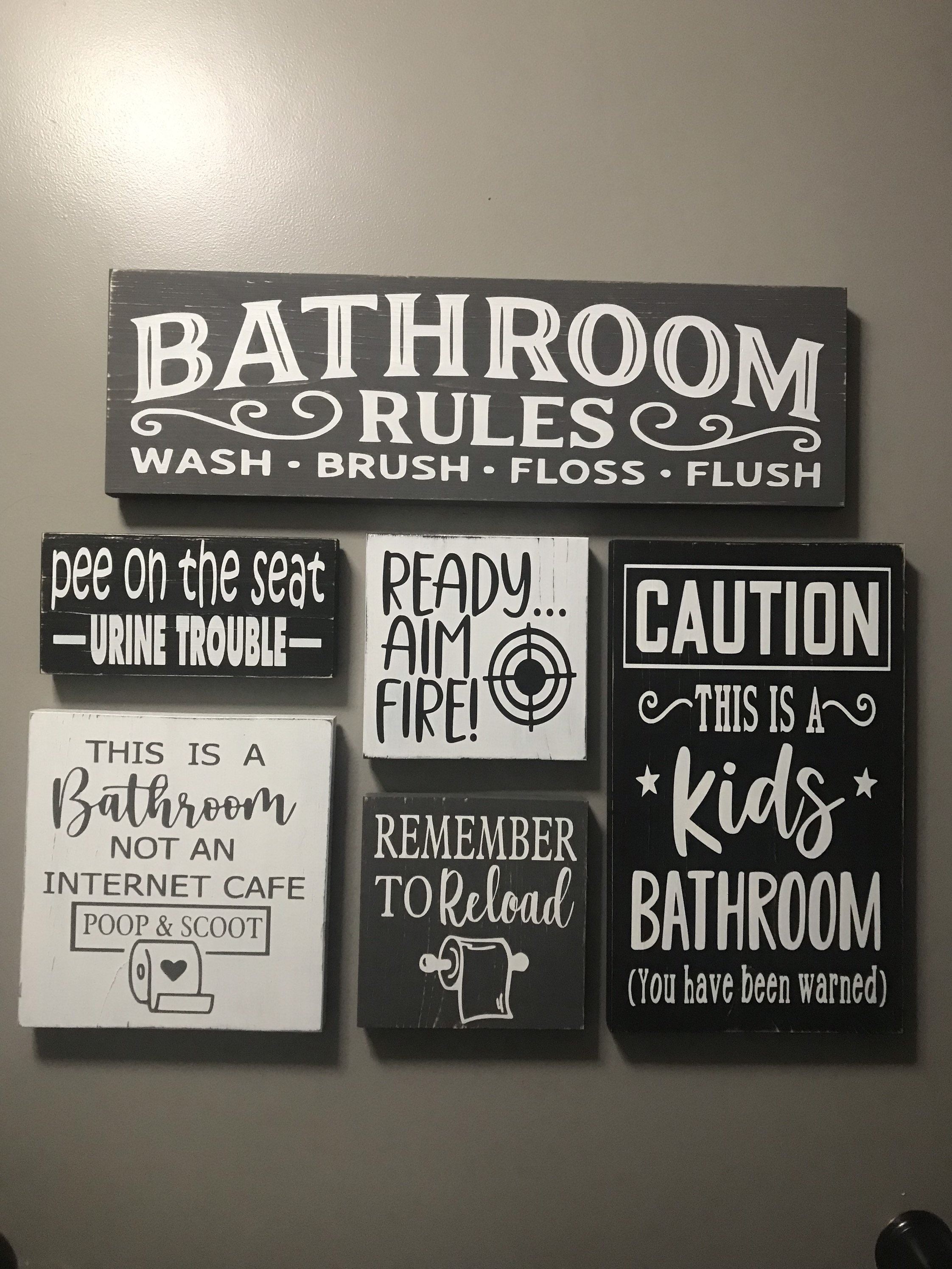 Soak Relax Unwind Bathroom Wood Sign, Gallery Wall Decor - Etsy