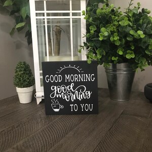 Small Kitchen Signs, Farmhouse Kitchen, Gray, Black, White, Distressed ...