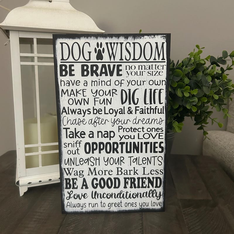 Dog Wisdom - Etsy