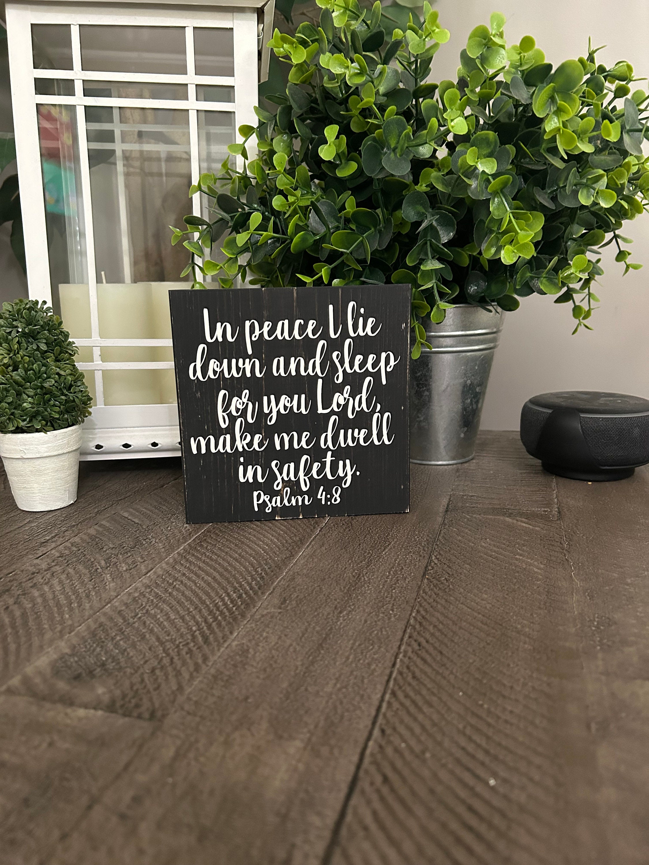 At Peace I Lie Down and Sleep for You Lord Make Me Dwell in Safety ...
