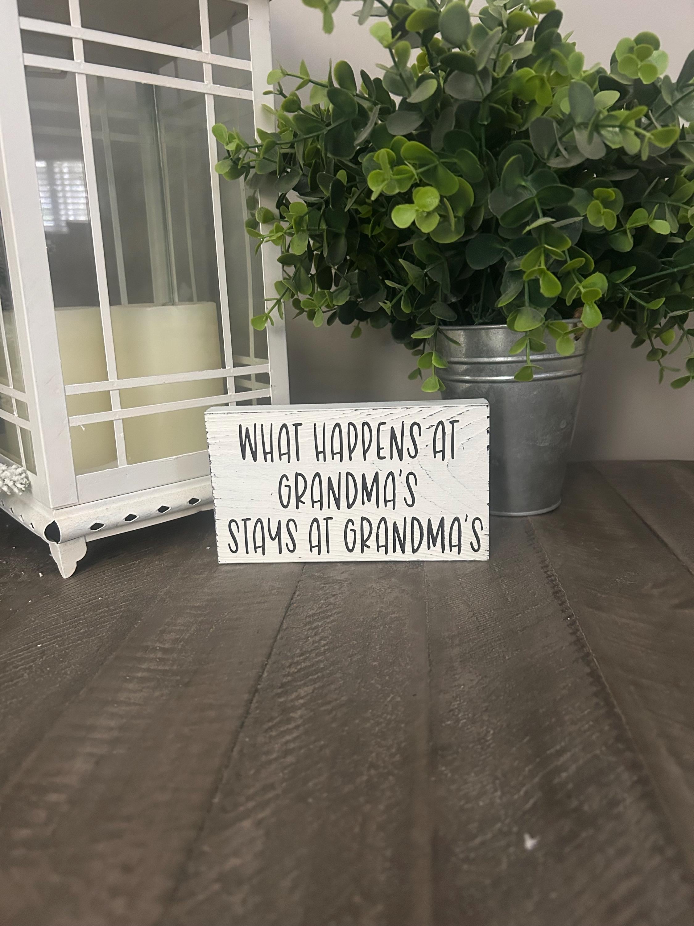 Grandparent Signs About Grandchildren, Grandkids Sign, Grandparents ...