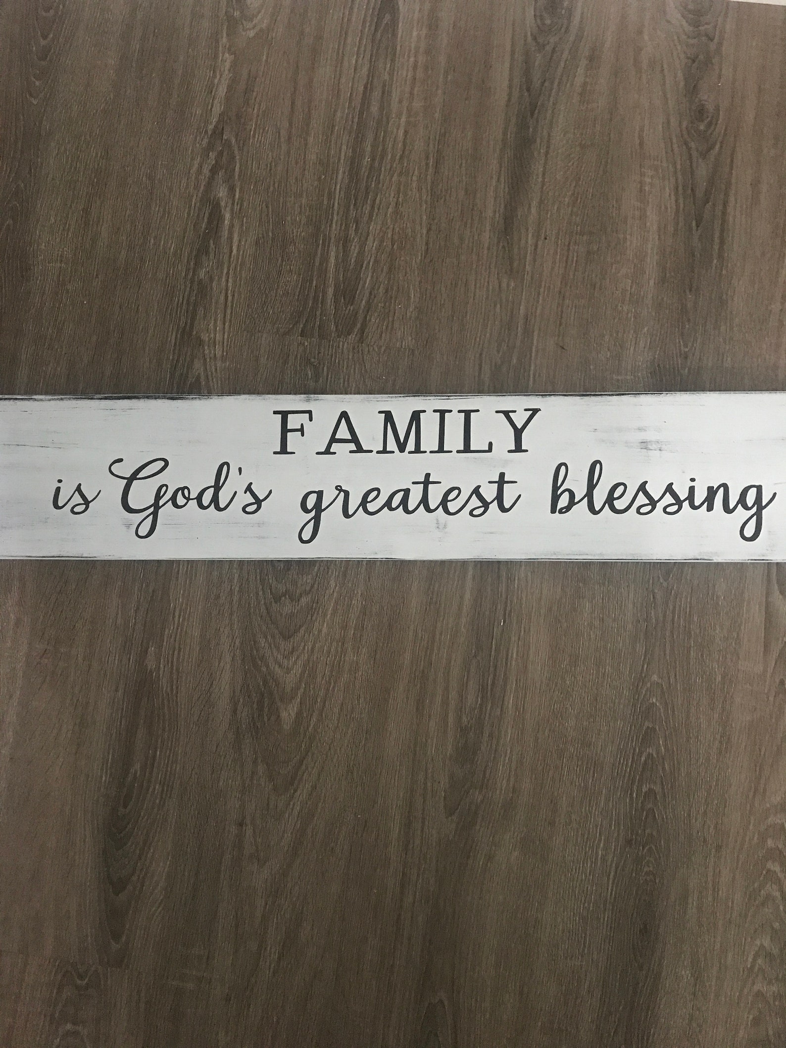 Family is Gods Greatest Blessing Sign Family Sign Religious - Etsy