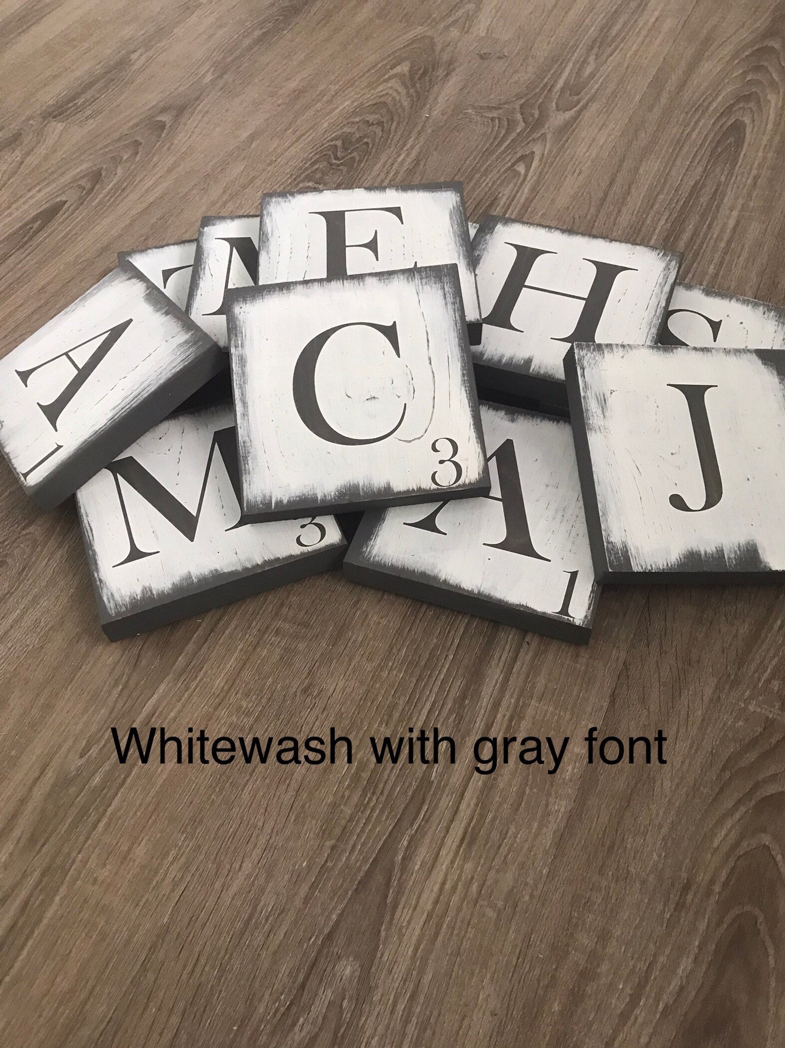 Large Scrabble Tiles Wall Multicolored Scrabble Letters Wood - Etsy